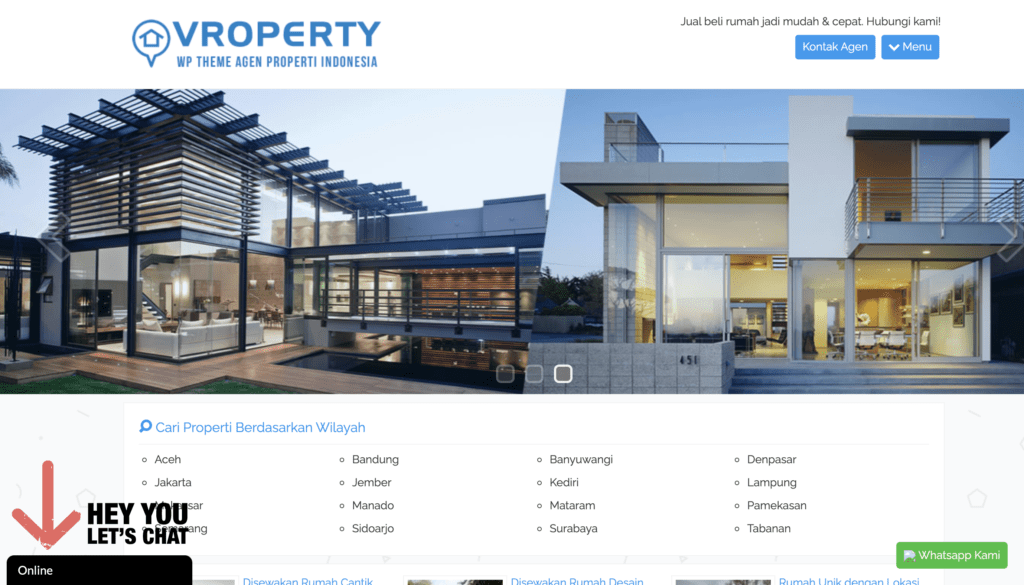 Paket Website Agen Properti | Jasa Pembuat Website